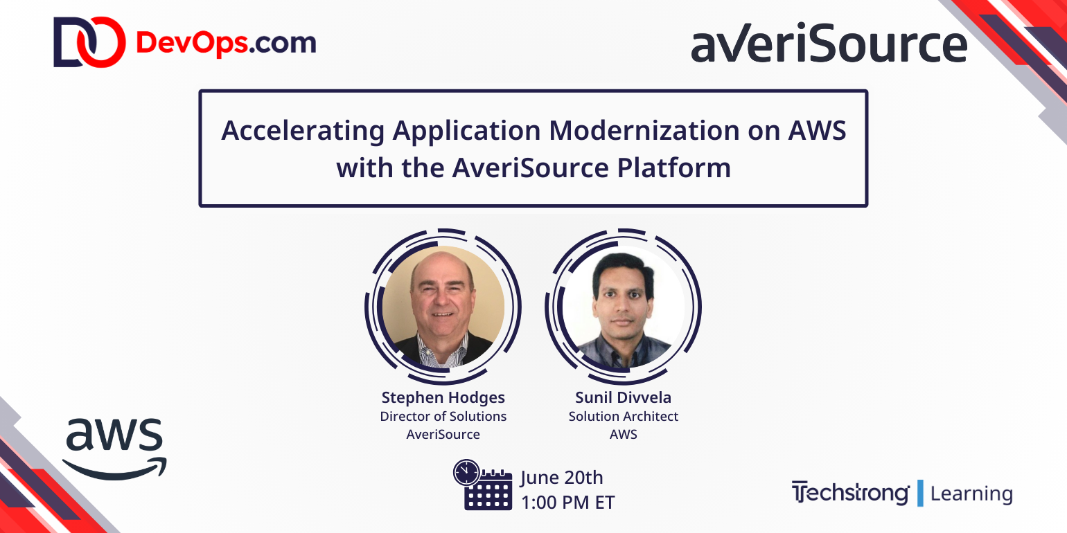 Accelerating Application Modernization On Aws With The Averisource Platform
